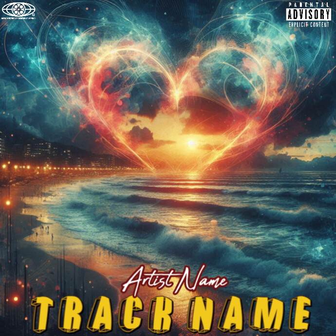 Beach mixtape cover Template | PosterMyWall