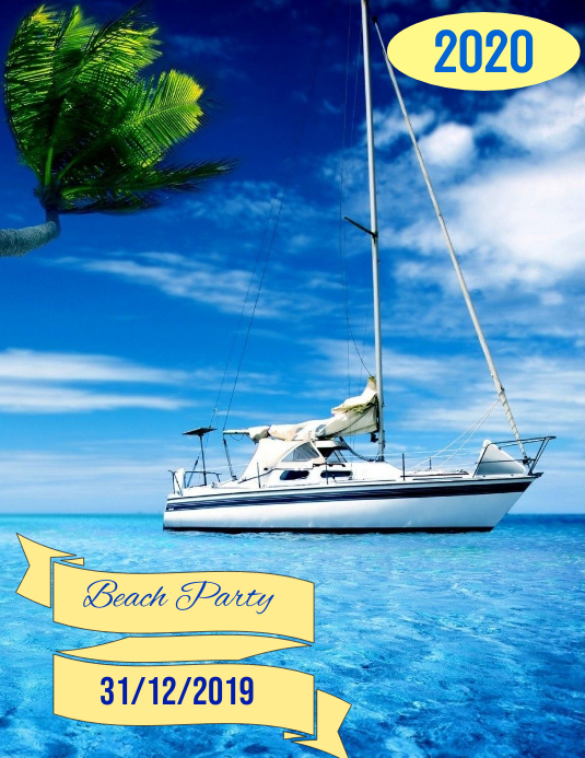 Beach party Template | PosterMyWall