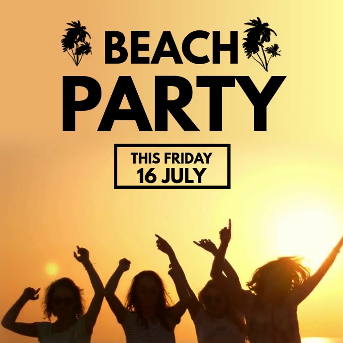 beach party Template | PosterMyWall