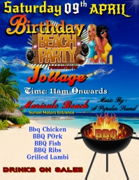 Beach Party Template | PosterMyWall