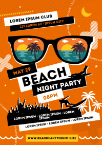 BEACH PARTY BANNER Template | PosterMyWall