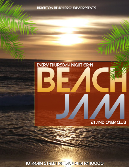 Beach Template | PosterMyWall