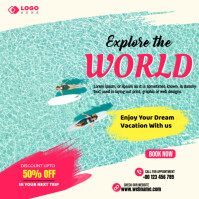 Beach Resort Promo Ads Template | PosterMyWall