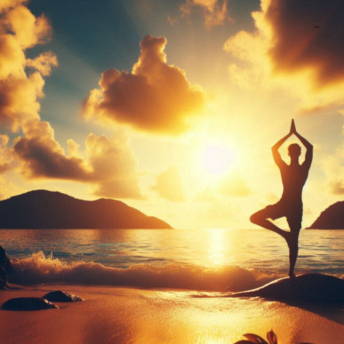 Beach view background Template | PosterMyWall