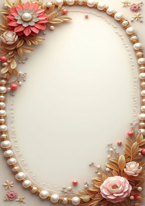Modèle Bead Background Template A3 | PosterMyWall