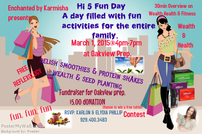 Fundraiser for Oakview Prep. | PosterMyWall