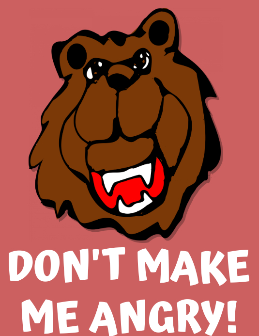 Bear poster Template | PosterMyWall