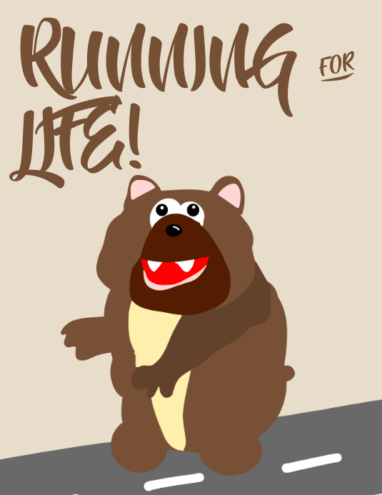 Bear run Template | PosterMyWall