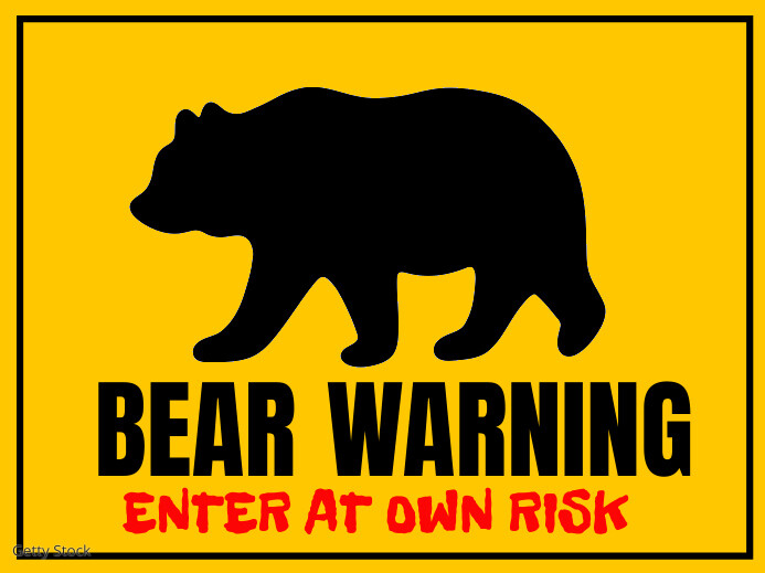 Plantilla de Bear Warning Forest Sign Board | PosterMyWall