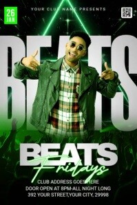Friday Beats Template | PosterMyWall