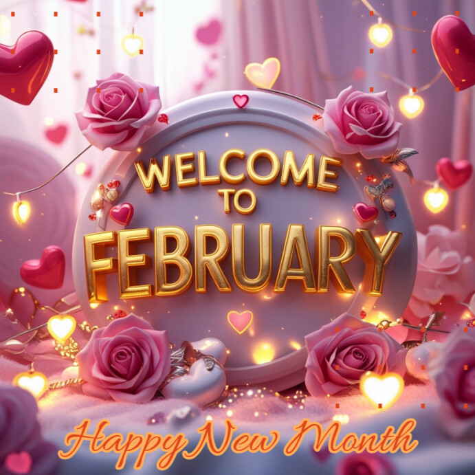 Beautiful and attractive February New Month Poster Template | PosterMyWall