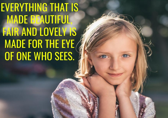 BEAUTIFUL AND LOVELY QUOTE TEMPLATE | PosterMyWall