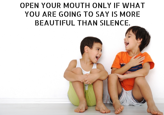 BEAUTIFUL AND SILENCE QUOTE TEMPLATE | PosterMyWall