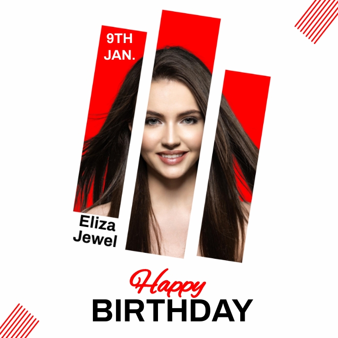 Beautiful Birthday Design Template | PosterMyWall