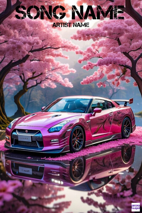 Copy of BEAUTIFUL CAR ALBUM ART COVER | PosterMyWall