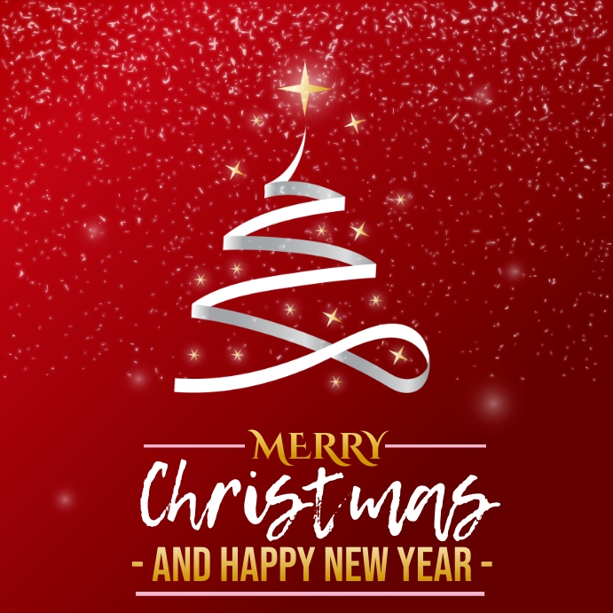 Copy of Beautiful christmas design with ribbon | PosterMyWall