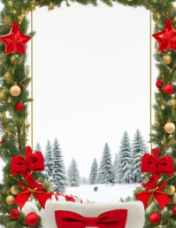 Christmas frame Template | PosterMyWall