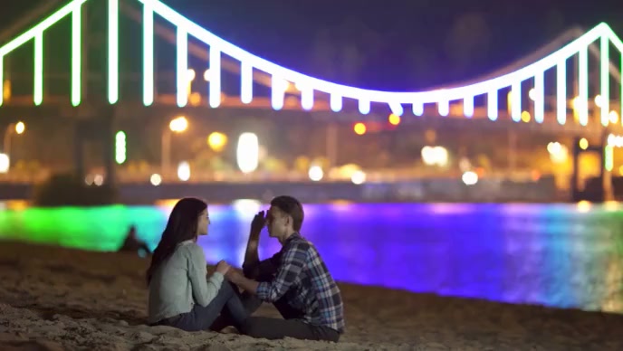 Beautiful Couple Talking Under the bridge Template | PosterMyWall