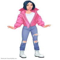 Beautiful cute lady with smiling face Template | PosterMyWall