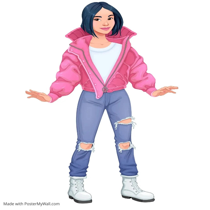 Beautiful cute lady with smiling face Template | PosterMyWall