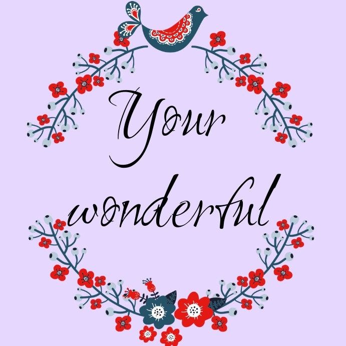 Beautiful Template | PosterMyWall