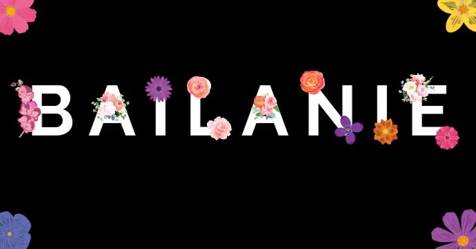 Plantilla de Beautiful Floral Name Template | PosterMyWall
