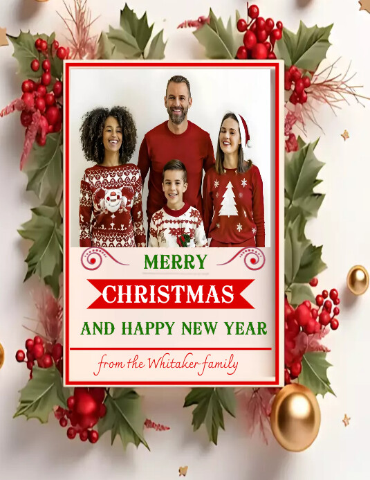 Copy of Beautiful greeting card from family | PosterMyWall