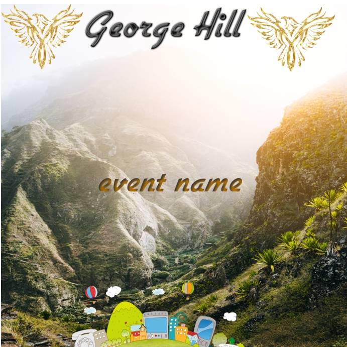 Beautiful hill Template | PosterMyWall