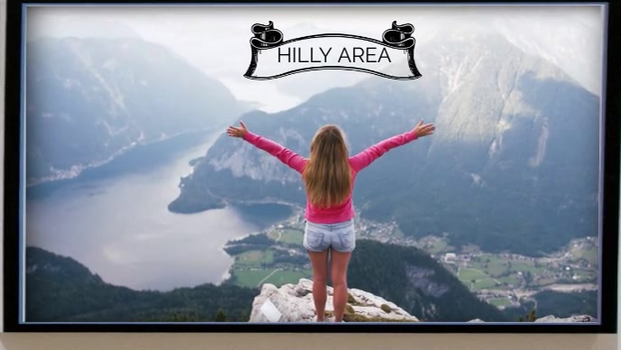 BEAUTIFUL HILLY AREA Template | PosterMyWall