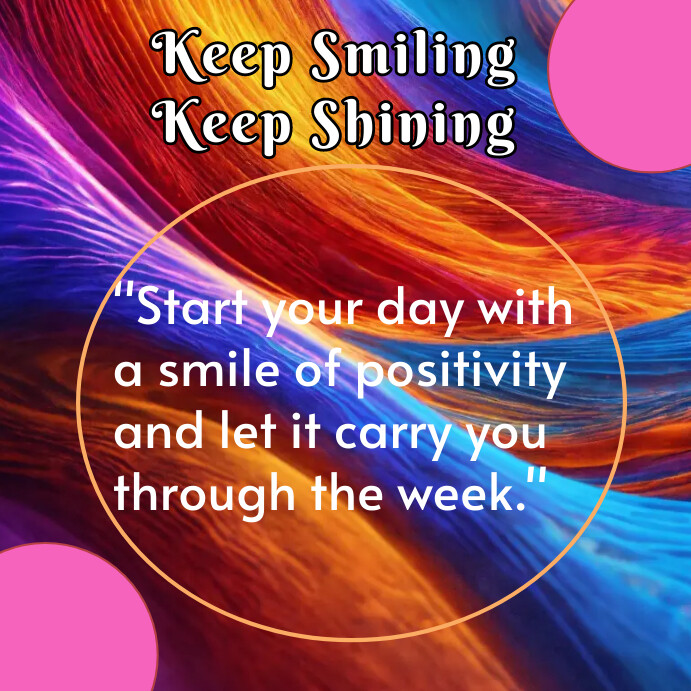 Beautiful Inspirational Quote for new day Template | PosterMyWall