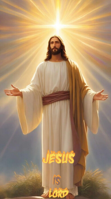 Beautiful Jesus Christ picture Templat | PosterMyWall
