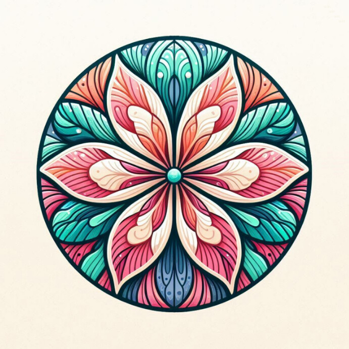 Beautiful Mandala Designs Pattern Template | PosterMyWall