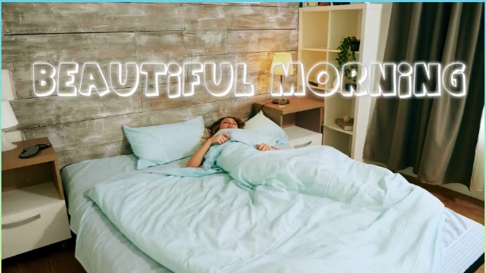 Beautiful Morning Wake up Template | PosterMyWall
