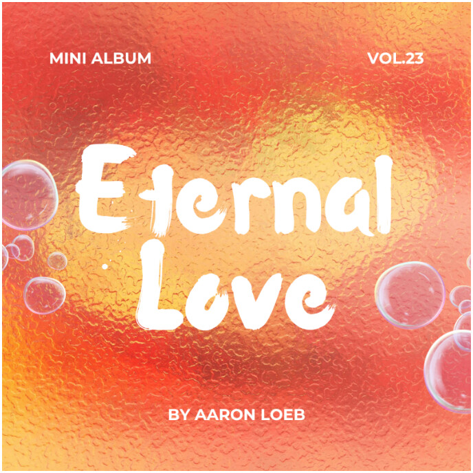 Plantilla de Beautiful orange color album cover | PosterMyWall