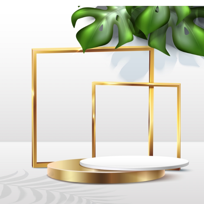 Copy of Beautiful podium background design poster | PosterMyWall