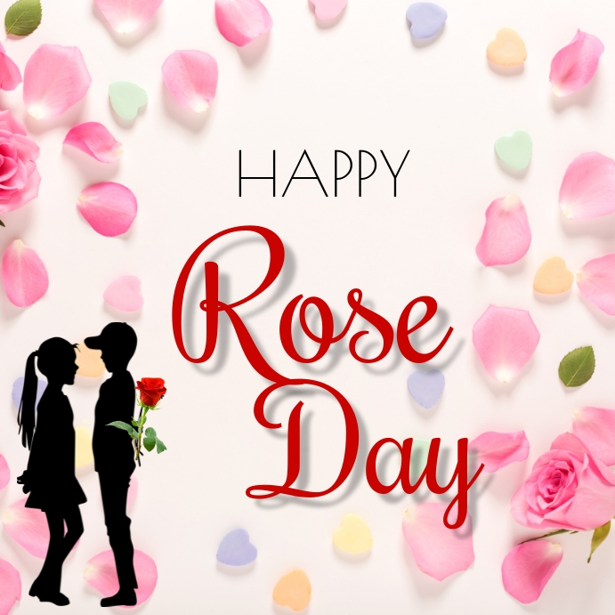 beautiful rose day greetings cards and expres Template | PosterMyWall