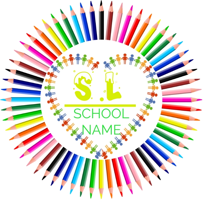 Beautiful school logo Template | PosterMyWall