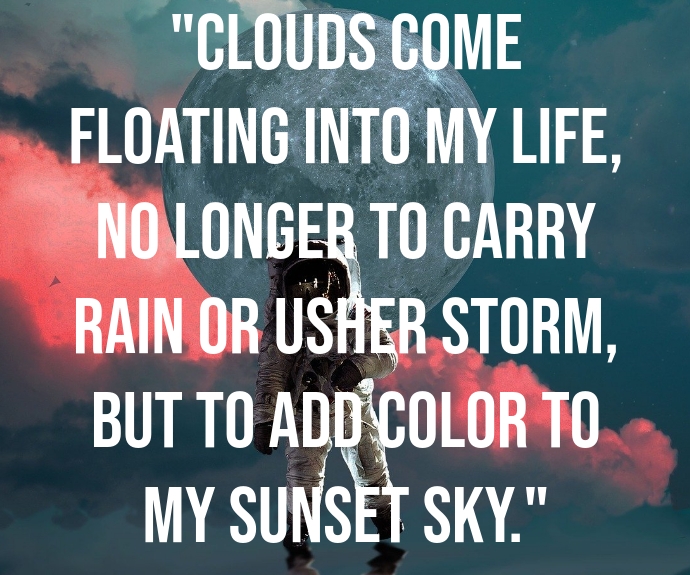 BEAUTIFUL SKY QUOTE TEMPLATE | PosterMyWall