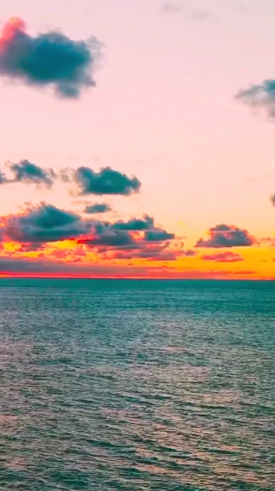Beautiful Sunset TikTok Background Video Template | PosterMyWall