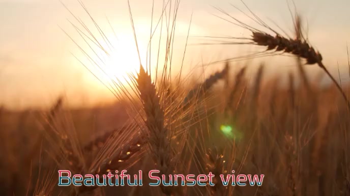 Beautiful Sunset view Template | PosterMyWall