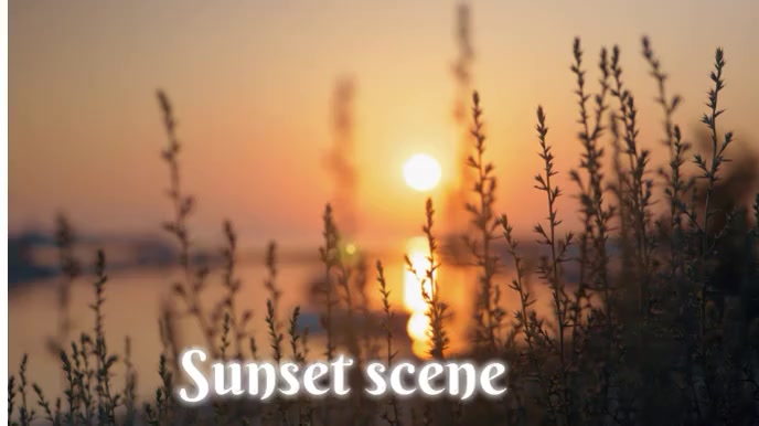 Copy of Beautiful Sunset view | PosterMyWall