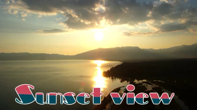 Beautiful Sunset view Template | PosterMyWall