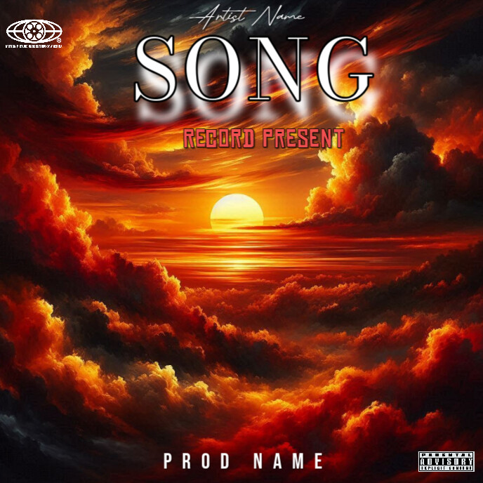 Beautiful sunset view mixtape cover Template | PosterMyWall