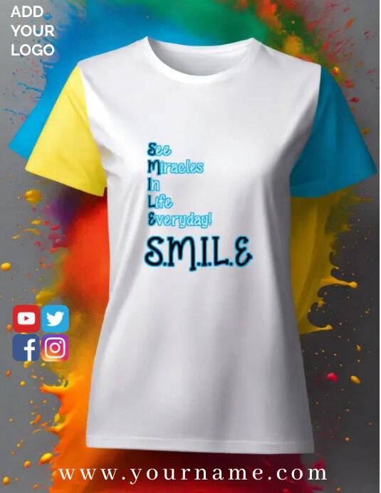 Beautiful T-shirt design templates fashion | PosterMyWall