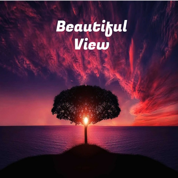 Beautiful view Template | PosterMyWall