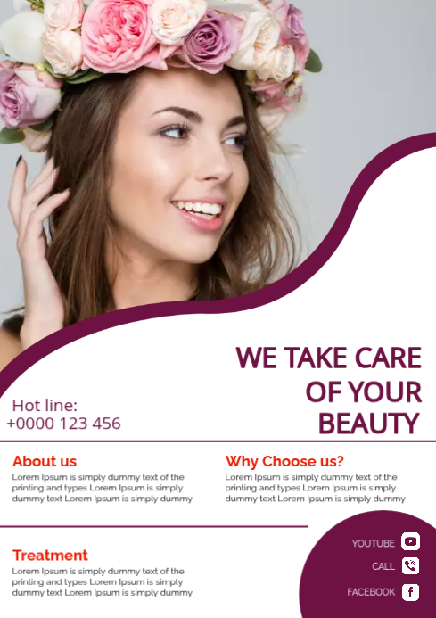 Copy of Beauty Ads | PosterMyWall