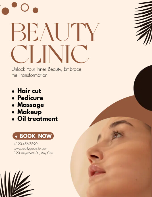 Modèle BEAUTY AND SPA CENTER FLYERS | PosterMyWall