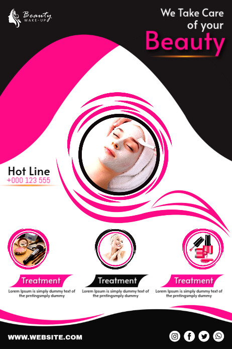 Copy of Beauty Care Template | PosterMyWall