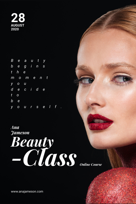 Beauty Class Flyer Template | PosterMyWall