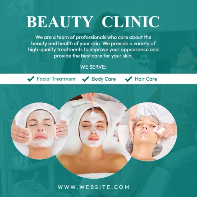 Beauty Clinic Ads Template | PosterMyWall